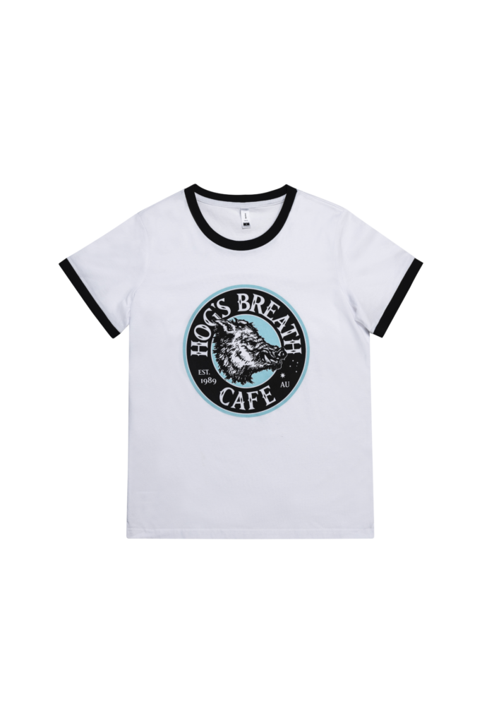 Women’s Ringer Tee | Hog's Breath Cafe